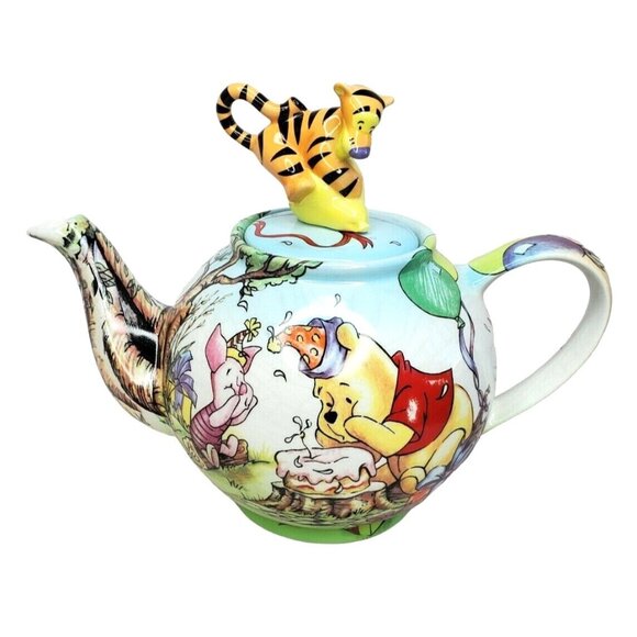 Disney | Accents | Poohs Birthday Party Disney Character Teapot ...